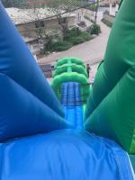 China Giant Water Slide Inflatable Commercial Inflatable Water Slide with Pool for sale