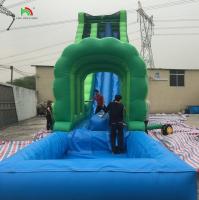 China Giant Water Slide Inflatable Commercial Inflatable Water Slide with Pool for sale