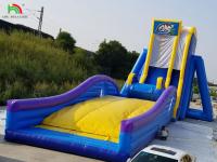 China Commercial Grade Water Slide Adult Large Long Inflatable Water Slide For Amusement Park for sale