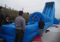 China Customized Adult Size Inflatable Water Park Equipment Blow Up Water Slides for sale