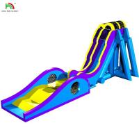 China Customized Adult Size Inflatable Water Park Equipment Blow Up Water Slides for sale