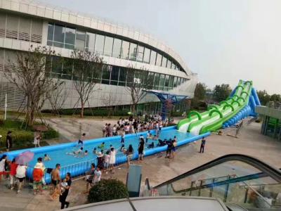 China Commercial Pool Slide Giant Inflatable Slide City Outdoor Amusement Park Inflatable Slides For Sale for sale