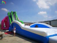 China Commercial Pool Slide Giant Inflatable Slide City Outdoor Amusement Park Inflatable Slides For Sale for sale