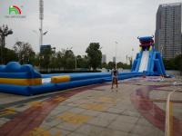 China Commercial Pool Slide Giant Inflatable Slide City Outdoor Amusement Park Inflatable Slides For Sale for sale