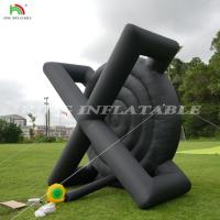 China Outdoor Inflatable Soccer Darts Board With 8pcs Soccer Ball 370W Blower Support Frame For Kick Dartboard Sport Game for sale