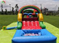 China Kids Outdoor Party Inflatable Obstacle Bounce House With Slides , Ball Pit , Climbing , Obstacles , Blower for sale