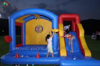 China Kids Inflatable Bounce Castle With Blower , Bouncy Castle With Slide , Climbing , Obstacles , Trampoline , Ball Pit Pool for sale