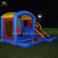 China Kids Inflatable Bounce Castle With Blower , Bouncy Castle With Slide , Climbing , Obstacles , Trampoline , Ball Pit Pool for sale