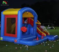 China Kids Inflatable Bounce Castle With Blower , Bouncy Castle With Slide , Climbing , Obstacles , Trampoline , Ball Pit Pool for sale