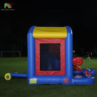 China Kids Inflatable Bounce Castle With Blower , Bouncy Castle With Slide , Climbing , Obstacles , Trampoline , Ball Pit Pool for sale