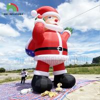 China 20ft 26ft 33ft Advertising Inflatable Santa Claus For Christmas Party Decoration for sale