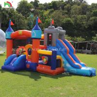 China Commercial Inflatable Bounce Combo House Jumping Castle With Slides & Ball Pit Inflatable Jumping Bouncy Castle For Kids for sale