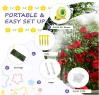 China 10FT Inflatable Snow Globe 0.5mm PVC Christmas Decorations Giant Transparent Inflatable Bubble Igloo Tent for sale