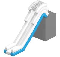 China Customized PVC Tarpaulin Airtight Water Slide Inflatable Yacht Slide for yacht for sale