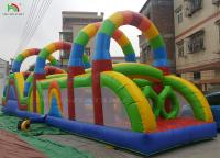 China Commercial Land Obstacle Course Sport Inflatable Obstacle Game For Kids for sale
