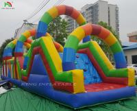 China Commercial Land Obstacle Course Sport Inflatable Obstacle Game For Kids for sale