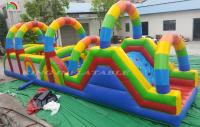 China Commercial Land Obstacle Course Sport Inflatable Obstacle Game For Kids for sale
