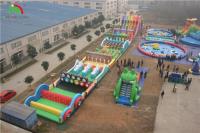 China Commercial PVC Giant Inflatable Obstacle Games For Adults Outdoor Running Game Obstacle Course Equipment for sale
