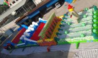 China Commercial Bounce House Adult Game Obstacle Course Kids Sports Activities Inflatable Obstacle Course Inflatable For Adults for sale
