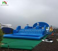 China Outdoor Giant Inflatable Big Bounce Theme Outdoor Park Playground Inflatable Castle Combo Inflatable Obstacle Course for sale