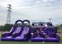China PVC Giant Outdoor Playground Inflatable Obstacle Course Customized Size for sale