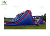 China 4 Lane Inflatable Sports Games / Military Boot Camp Obstacle Course for sale