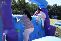 China Outdoor Commercial Inflatable Bouncer Combo Bounce House Kids Party Bouncy Castle With Slide Ball Pit Climbing Obstacle Blower for sale
