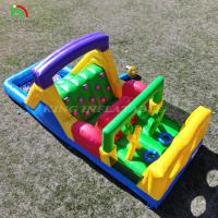 China Inflatable Bouncer Combo Obstacle Course Bounce Castle House With Slides Ball Pit Climbing Obstacle Blower for sale