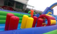China Inflatable Playground Giant PVC Children Outdoor Inflatable Obstacle Course for sale