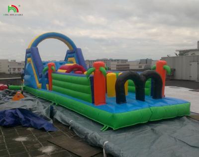 China Inflatable Playground Giant PVC Children Outdoor Inflatable Obstacle Course for sale