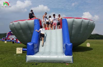 China Large Inflatable Flushing Equipment Obstacle Course Inflatable Big Bowl Competitive Challenge for sale