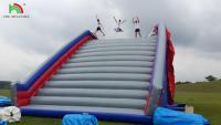 China Safe And Anti Slip Inflatable Obstacle Course Combo Departure Staircase for sale
