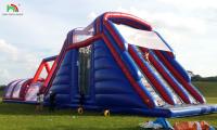 China Commercial Outdoor Inflatable Obstacle Course Challenges Adult Inflatable Climb Bounce House Sports Games for sale