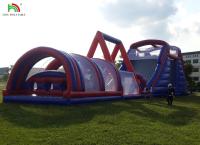 China Commercial Outdoor Inflatable Obstacle Course Challenges Adult Inflatable Climb Bounce House Sports Games for sale