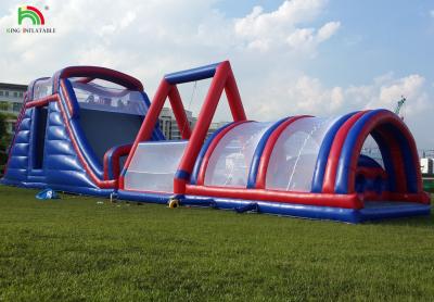 China Commercial Outdoor Inflatable Obstacle Course Challenges Adult Inflatable Climb Bounce House Sports Games for sale