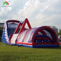 China Commercial Outdoor Inflatable Obstacle Course Challenges Adult Inflatable Climb Bounce House Sports Games for sale