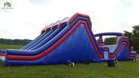 China Customized Inflatable Climbing Wall Bouncy Castle Slide Obstacle Fun Sport Products Inflatable Land Obstacle Course for sale