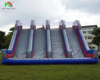 China Customized Inflatable Climbing Wall Bouncy Castle Slide Obstacle Fun Sport Products Inflatable Land Obstacle Course for sale