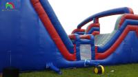 China Customized Inflatable Climbing Wall Bouncy Castle Slide Obstacle Fun Sport Products Inflatable Land Obstacle Course for sale