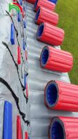 China Customized Inflatable Climbing Wall Bouncy Castle Slide Obstacle Fun Sport Products Inflatable Land Obstacle Course for sale