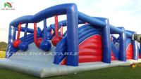 China 5k Inflatable Obstacle Course Combo 5k Challenge Courses Game Equipment For Adult And Kids for sale