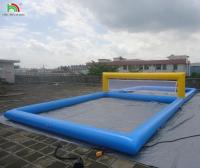 China Adults Kids Inflatable Volleyball Filed Inflatable Sport Games Inflatable Volleyball Pool With Net for sale