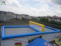 China Adults Kids Inflatable Volleyball Filed Inflatable Sport Games Inflatable Volleyball Pool With Net for sale