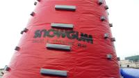 China Popular Outdoor Mobile Amusement Air Challenging Games Inflatable Climbing Tower Rock Climbing Wall For Kids Indoor for sale