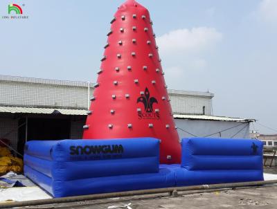 China Popular Outdoor Mobile Amusement Air Challenging Games Inflatable Climbing Tower Rock Climbing Wall For Kids Indoor for sale