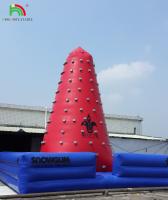 China Popular Outdoor Mobile Amusement Air Challenging Games Inflatable Climbing Tower Rock Climbing Wall For Kids Indoor for sale