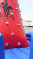 China Popular Outdoor Mobile Amusement Air Challenging Games Inflatable Climbing Tower Rock Climbing Wall For Kids Indoor for sale