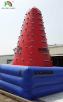 China Popular Outdoor Mobile Amusement Air Challenging Games Inflatable Climbing Tower Rock Climbing Wall For Kids Indoor for sale