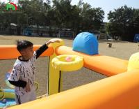 China Kids Inflatable Bounce House Combo Party Toddler Inflatable Jumping Bouncy Castle With Slide Pool Basket Dartboard Trampoline for sale