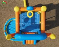 China Kids Inflatable Bounce House Combo Party Toddler Inflatable Jumping Bouncy Castle With Slide Pool Basket Dartboard Trampoline for sale
